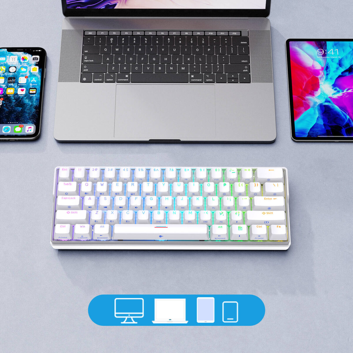 Kemove K61 Snowfox | Shadow Mechanical Keyboard - Kemove Mechanical ...
